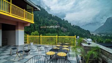 Terraço no piso superior