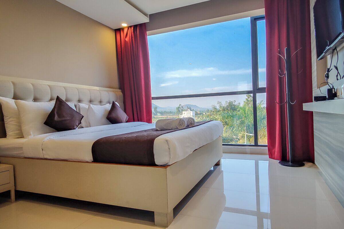 Vila design, vista para a colina