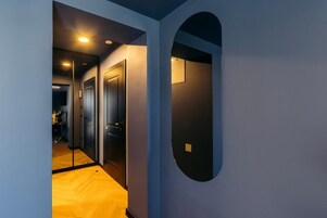 Quarto casal superluxo, sacada, vista para o mar | Parte interna