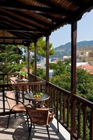 Estúdio Deluxe, varanda, vista para o mar | Cofre no quarto, Wi-fi grátis