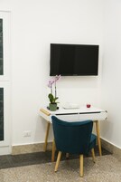 Quarto Duplo Comfort, vista para o jardim | Cortinas/cortinados opacos, quartos insonorizados, Wi-fi grátis