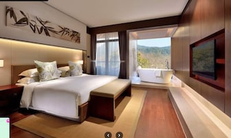 Quarto Duplo Deluxe, varanda, vista para o jardim | Wi-fi grátis