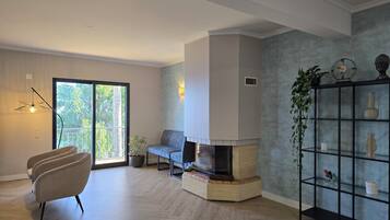 Área de estar no saguão