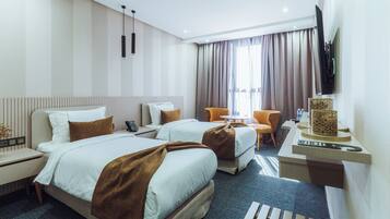 Quarto Duplo ou Twin | Cofre no quarto, secretária, Wi-fi grátis