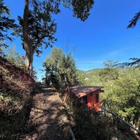 Cabine, 1 quarto, fumadores, varanda | Terrenos do alojamento