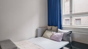 Quarto Comfort | Cortinas/cortinados opacos, Wi-fi grátis