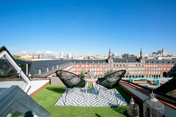 Penthouse With Private Terrace Balcony in Plaza Mayor Square Plaza ...