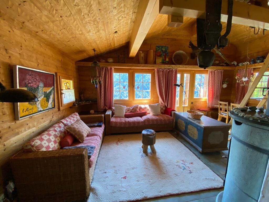 Comfortable Chalet For 5 - 7 Persons : Living With Wood-stove And Mezzanine With 2 Mattresses -  Kit - Grimentz
