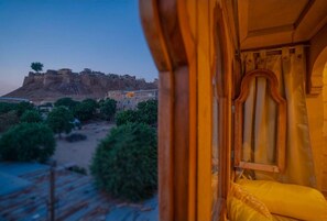 Vista para a cidade desde o alojamento