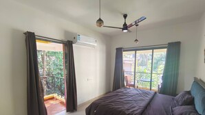 Apartamento, 1 quarto, varanda, vista para o jardim | 1 quarto 