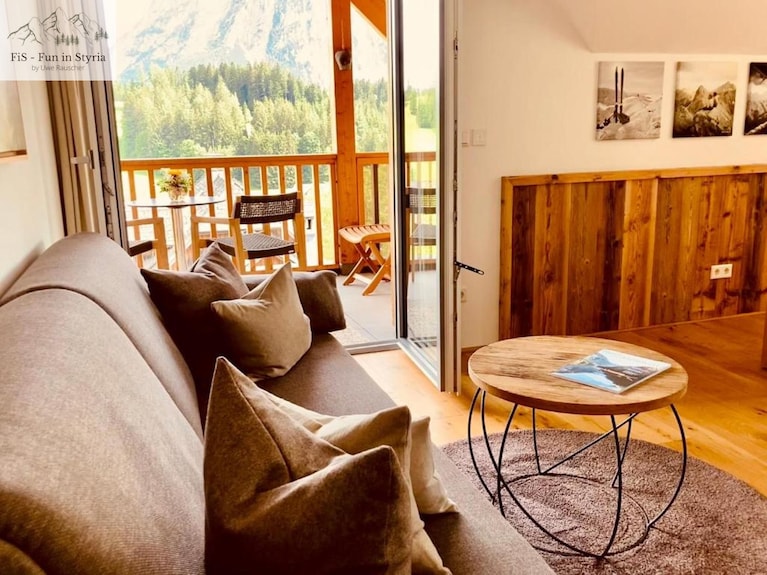 Exclusive Penthouse Mountain Suite A10 With Sauna And Covered Balcony In Tauplit - Tauplitz