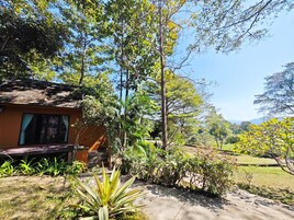 Villa, 1 cama king-size, terraço, vista para a montanha | Terraço/pátio interior