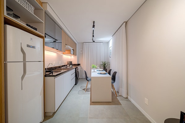 Apartamento clássico | Cozinha privada