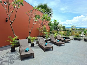 Terraço no piso superior