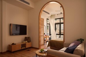 Suite, 1 quarto, Vista para a cidade | Sala de estar