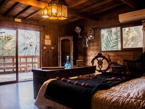 Cabana de Madeira Standard | Cofre no quarto, Wi-fi grátis