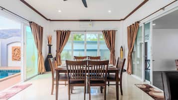 Vila, varanda | Cozinha privada