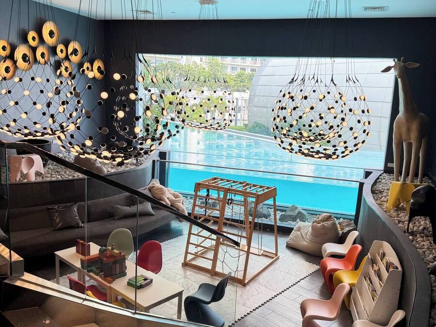 Área de recreio para crianças (coberta)