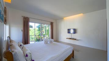 Villa, vários quartos, piscina privativa, vista para o jardim | Vista do quarto