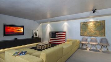 Villa, 4 quartos, piscina privativa, vista para o jardim | Sala