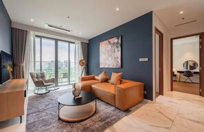 Suíte família, 3 quartos, acesso ao Club Lounge, vista para o rio | Vista do quarto