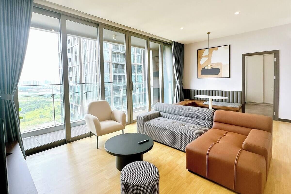 Suite Presidencial, 2 quartos, acesso ao Club Lounge, Vista para a cidade | Sala de estar | Smart TV de 65 de polegadas com canais por cabo, lareira, Netflix