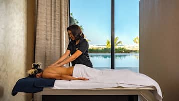 Aromaterapia, massagens com pedras quentes