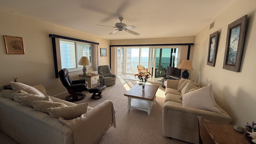 Seasonal Only Furnished Top-floor Corner Unit Bay & Ocean Views Steps To Beach - Venice, FL