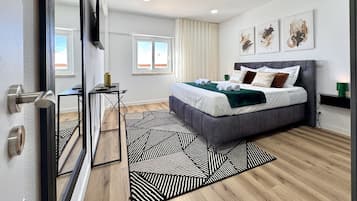 2 quartos, roupa de cama fornecida