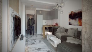 Smart TV de 40 polegadas com canais por cabo 