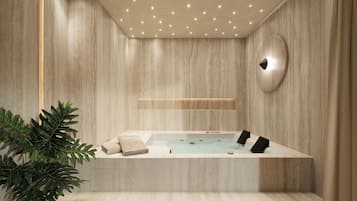 Suíte superluxo, vista para a montanha | Banheira de hidromassagem particular