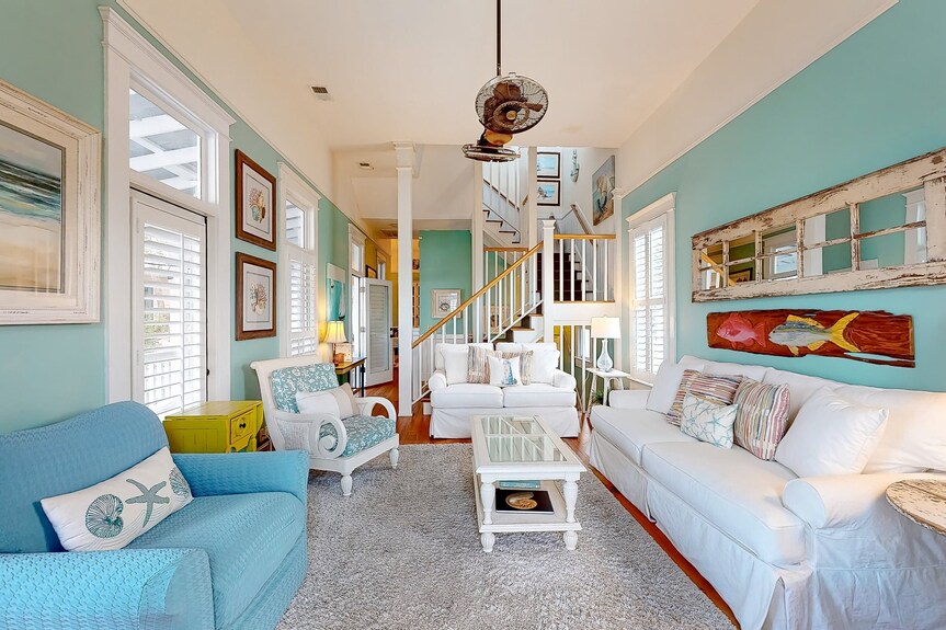 Charleston-style Cottage W/ Lovely Decks, Steps To The Beach & Pools - Jekyll Island, GA