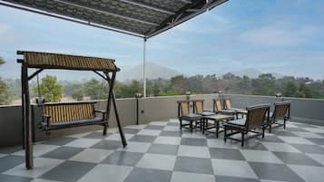 Terraço no piso superior