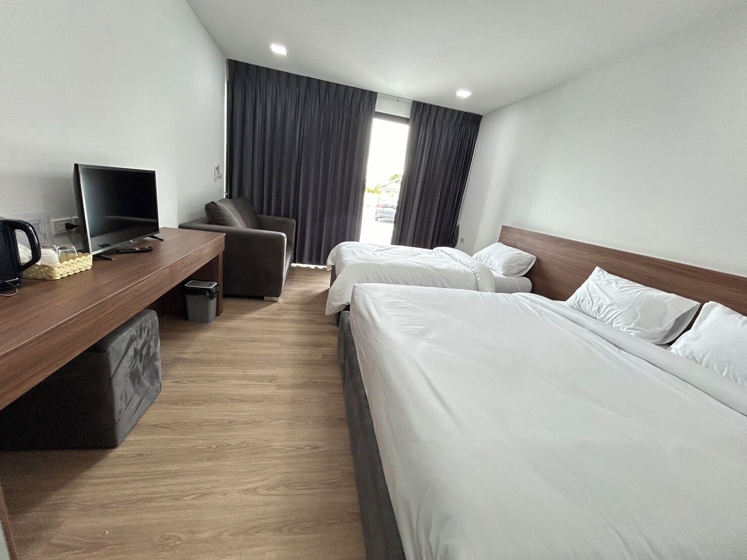 Estúdio | Wi-fi grátis, roupa de cama fornecida 