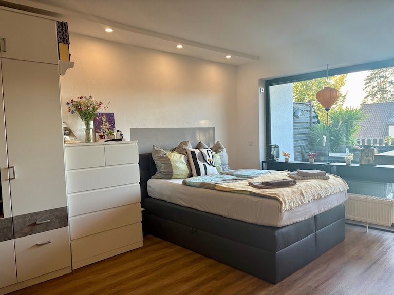 Apartamento "Donde Negocios Y Relax Se Encuentran" Con Terraza, Jardín Y Wi-fi - Bad Salzuflen