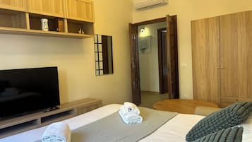 Apartamento (1 Bedroom) | 1 quarto, ferros/tábuas de passar roupa, berços (sobretaxa)