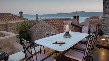 Casa luxo, sacada, vista para o mar | Terraço/pátio