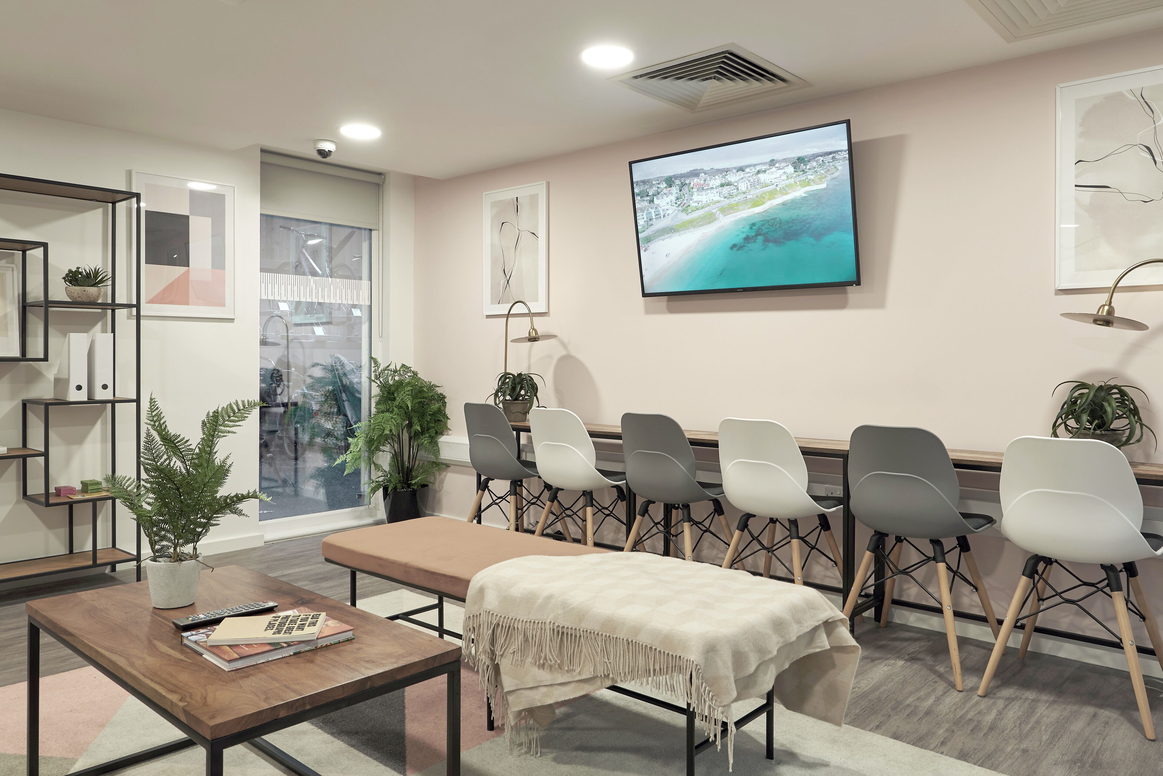 Sala de estar do lobby