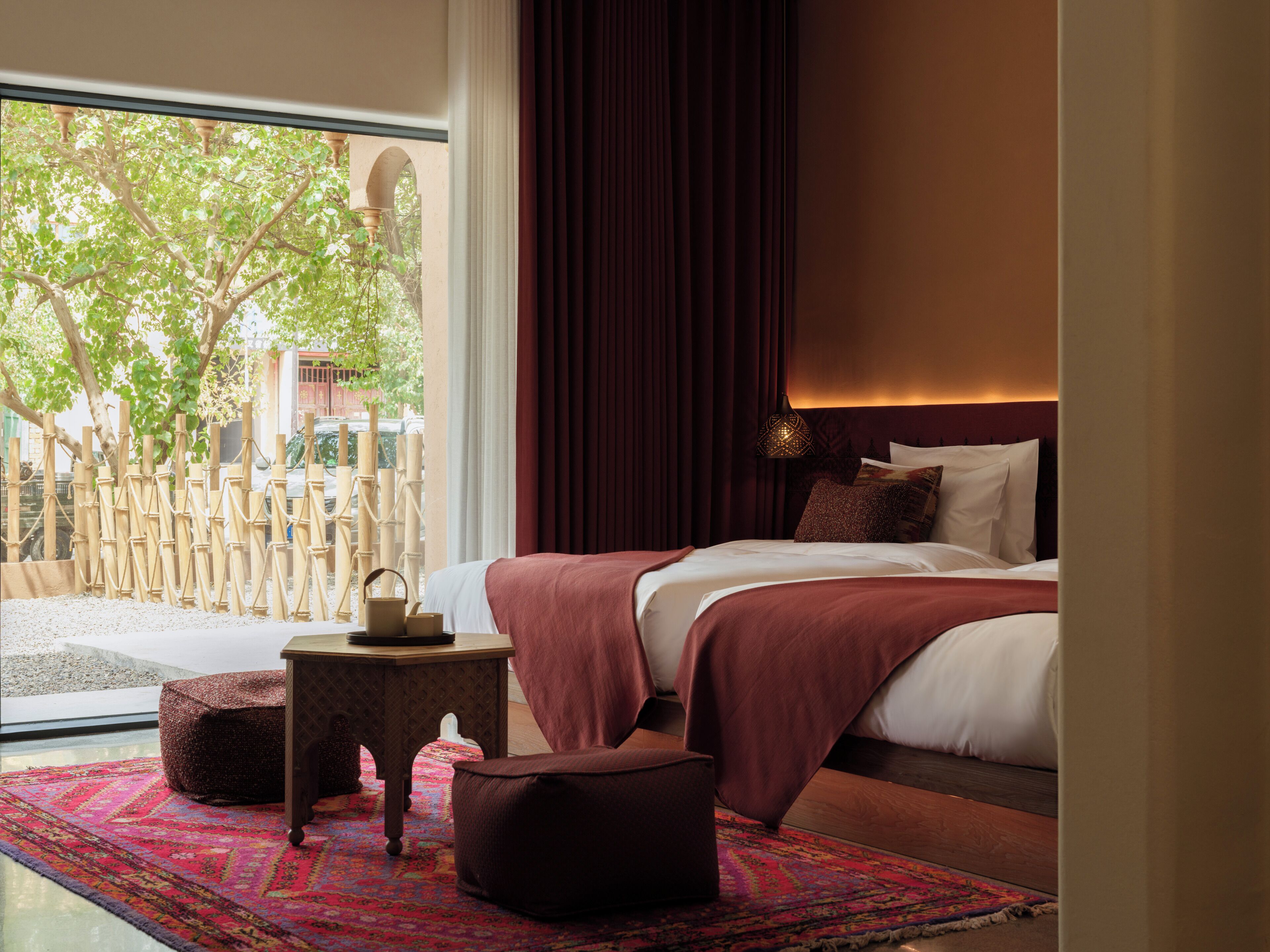 Quarto duplo luxo | Vista para o pátio