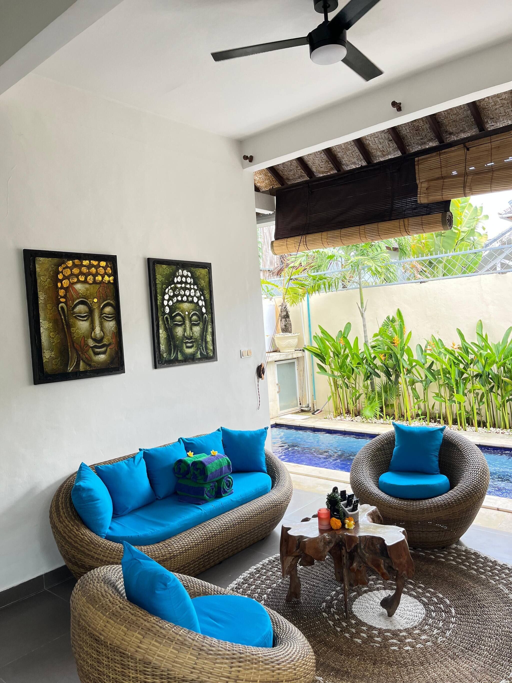 Villa, 2 quartos, fumadores, piscina privativa | Interior