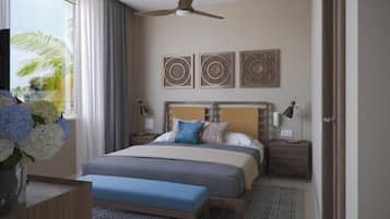 Suite Familiar, vista para o mar | Ferro/tábua de engomar, Wi-fi grátis