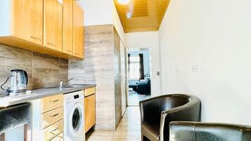 Estúdio Básico | Kitchenette privada | Uma placa de cozinha