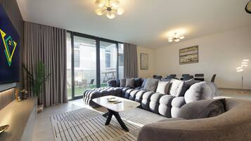 Villa de Luxo, vista para o jardim | Sala de estar