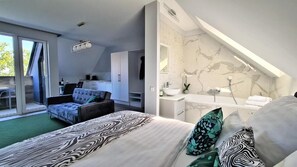 Apartamento Deluxe, Vista para a cidade | Wi-fi grátis 