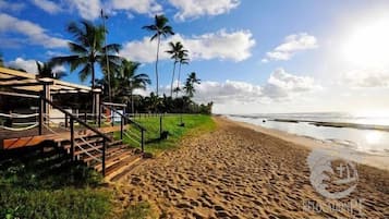 Apartamento | Praia | Na praia, praia de areia branca