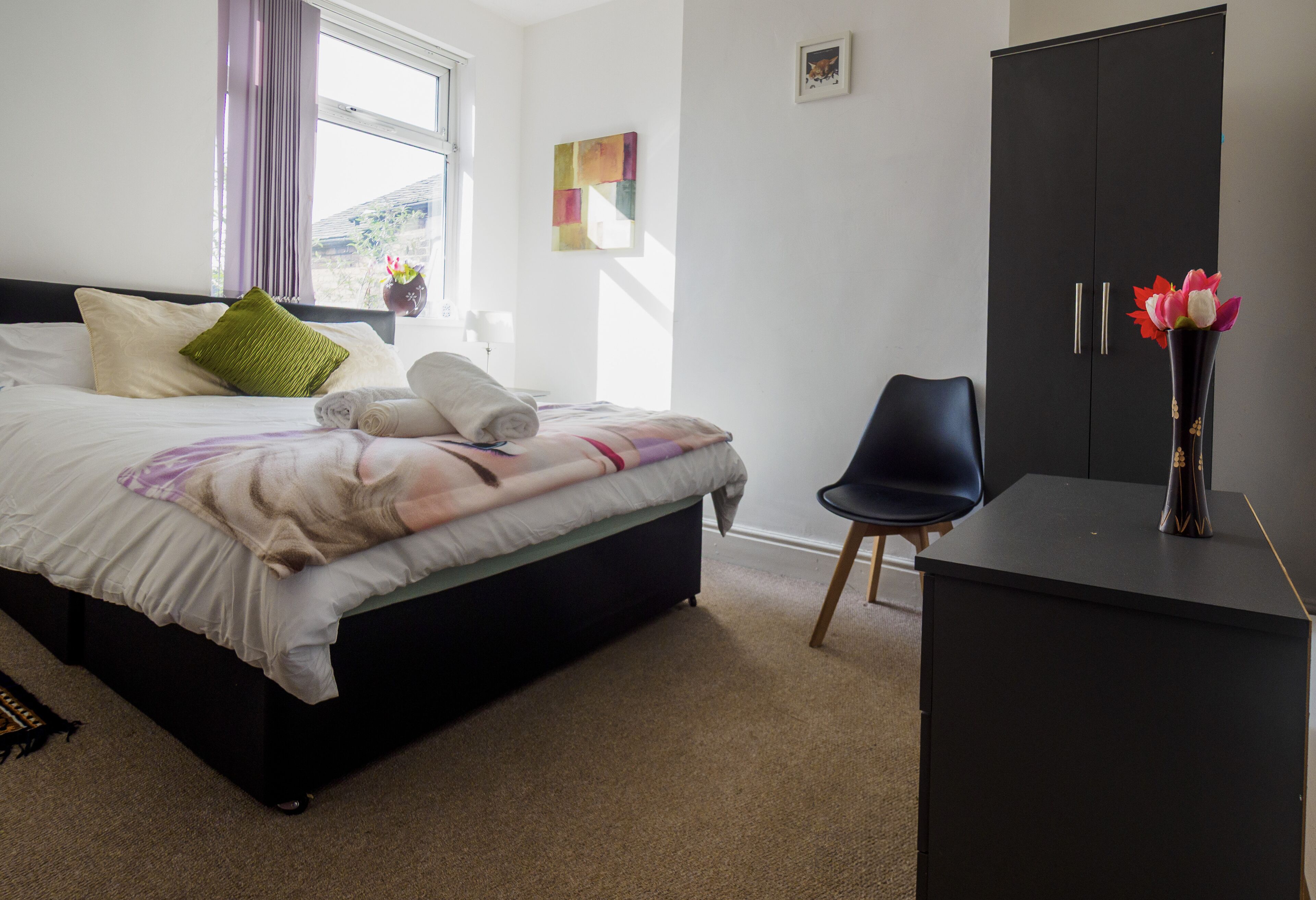 Quarto Duplo, vista para o jardim | Ferro/tábua de engomar 