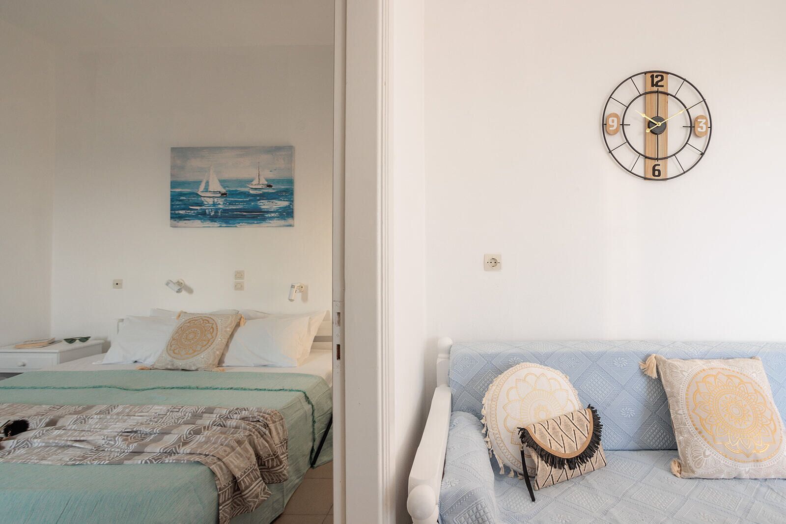 Apartamento Comfort, varanda, vista para o mar | Secretária, Wi-fi grátis 