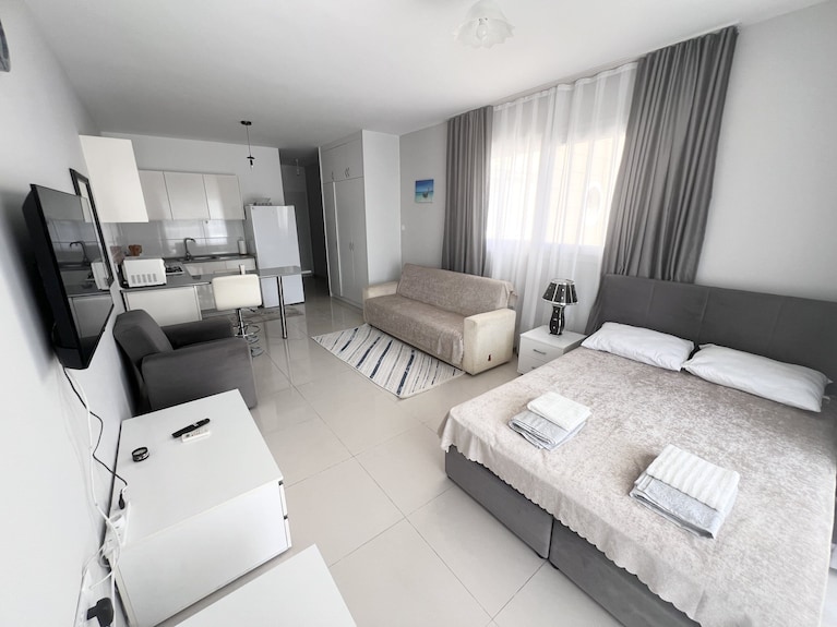 Cozy 1-bedroom Studio In Lovely Yeni Iskele With Ac And Fitness Room - Northern Cyprus