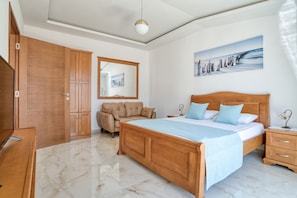 Cobertura, sacada, vista para o mar | Cofres nos quartos, quartos à prova de som