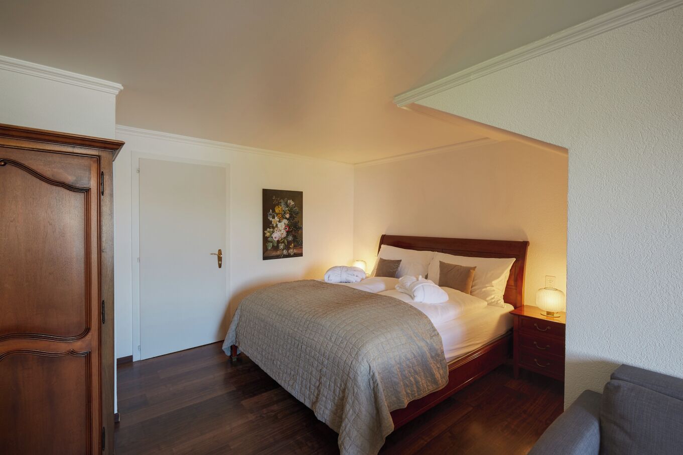 Quarto Duplo Familiar, vista para o lago | Wi-fi grátis 